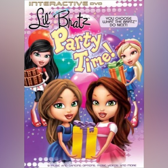 MGA BRATZ | Media | Bratz Dvd Interactive Lil Bratz Party Time New And ...